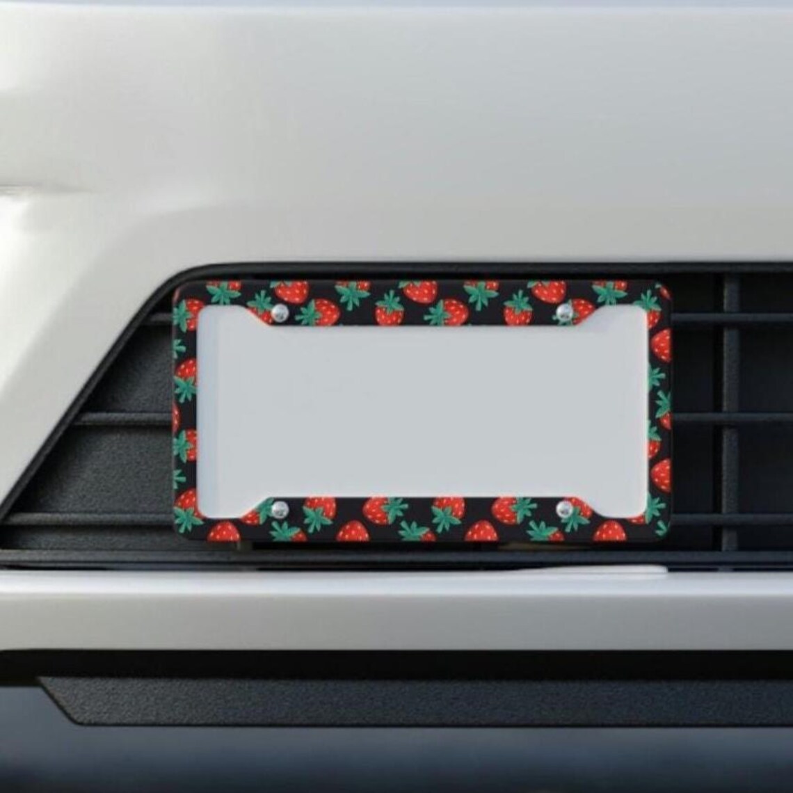 Berry Patch License Plate Frame- Strawberry License Cover- Cute Car ...