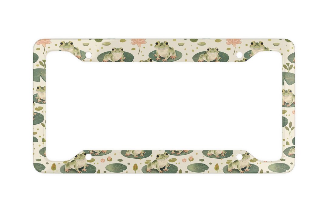 I Love Frogs License Plate Frame License Plate Frame Frogs Cute Car ...