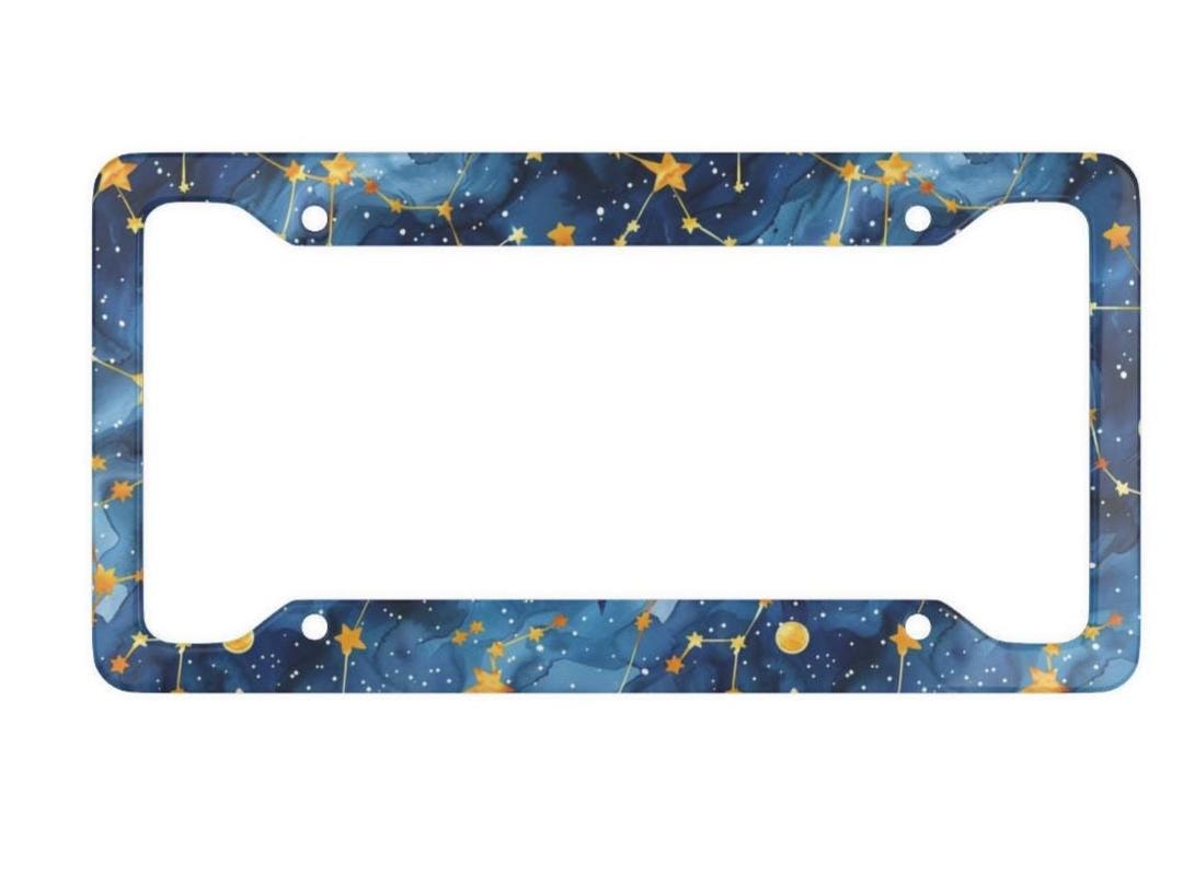 Constellation License Plate Frame- Night Sky- Star Gazer License Plate ...
