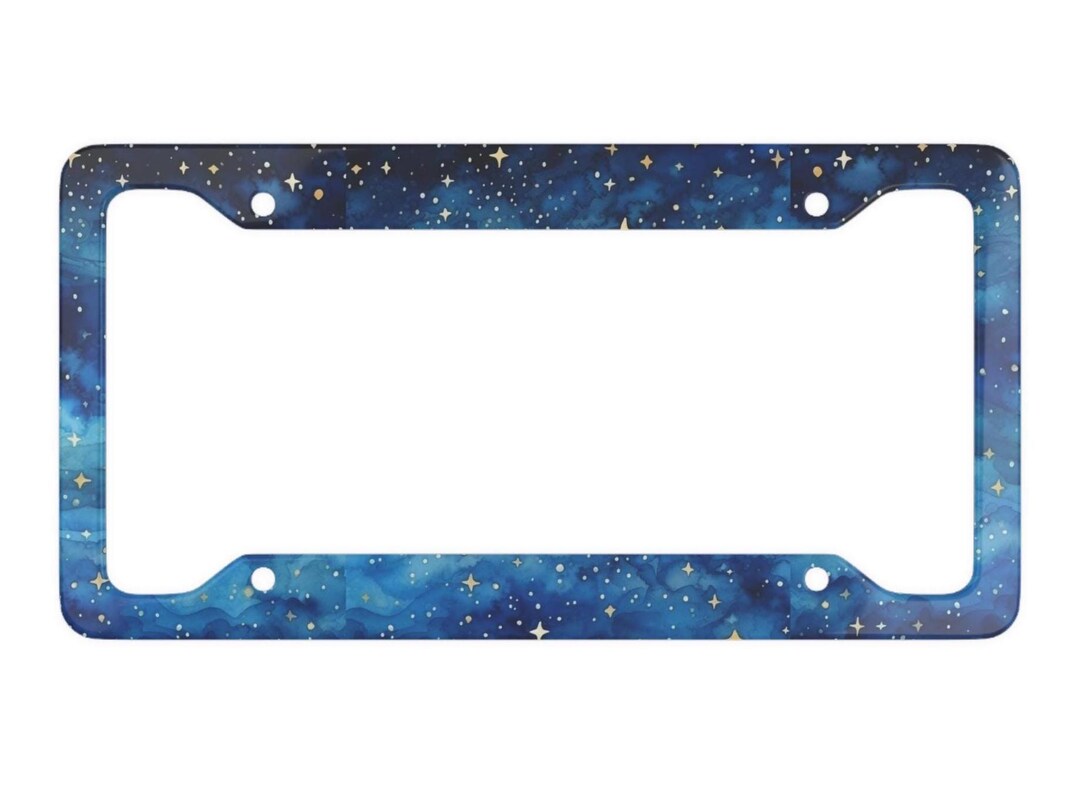 Nebula License Plate Frame- Star License Plate Holder- Stary Night ...