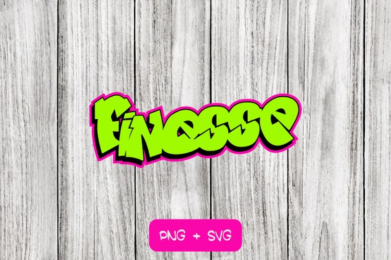 Finesse Fresh SVG PNG Files Instant Download - Etsy