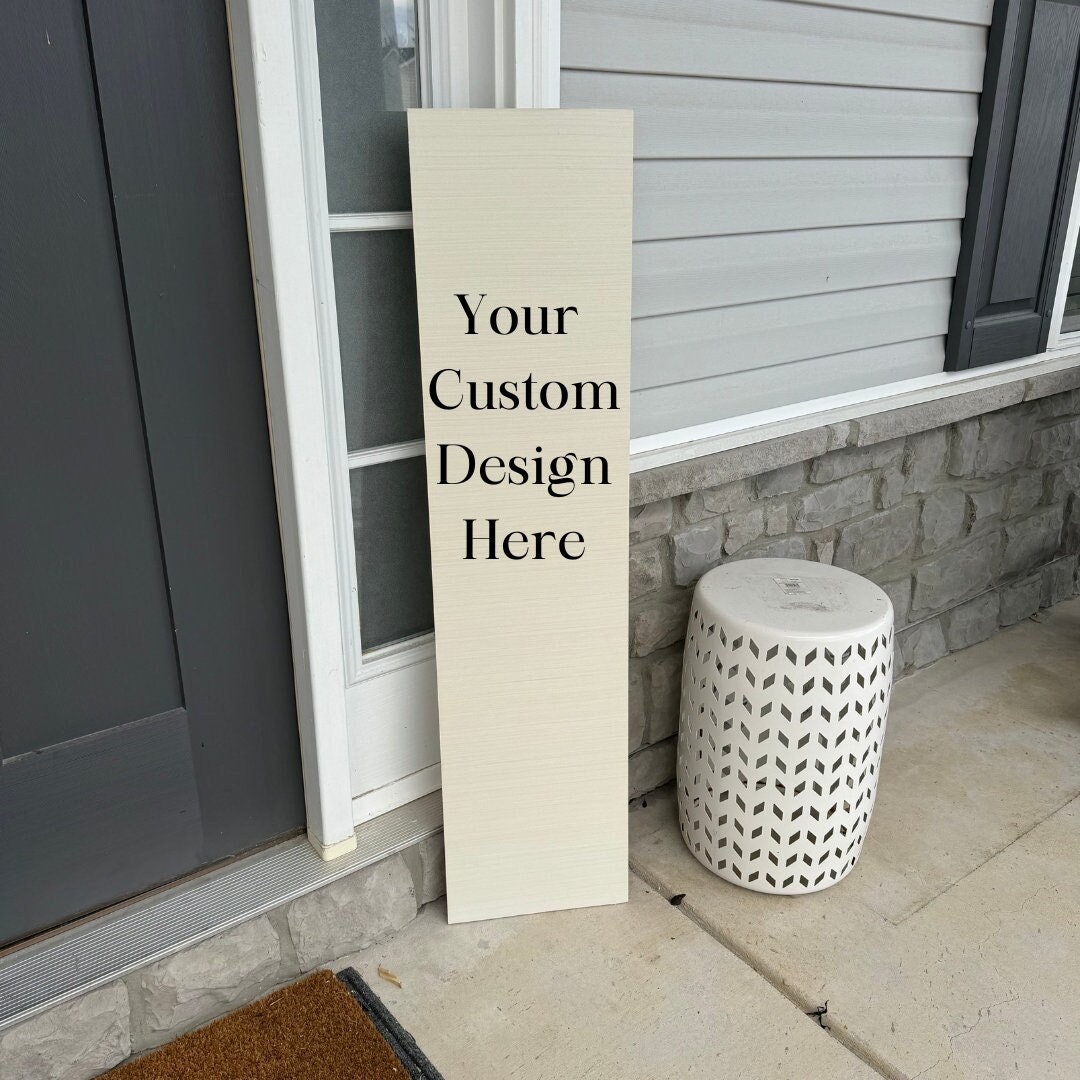 Custom Porch Leaning Sign - Etsy