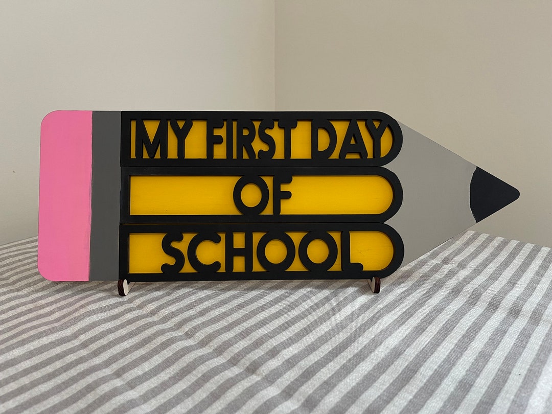 Photo Prop for Back to School Pictures School Pictures Interchangeable ...