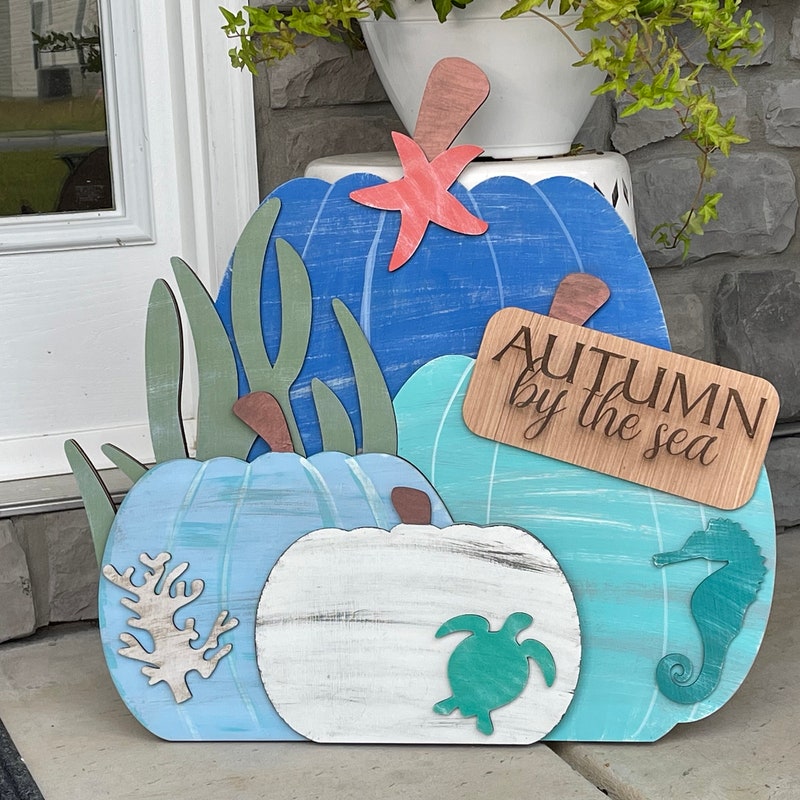 Coastal Pumpkins - Etsy