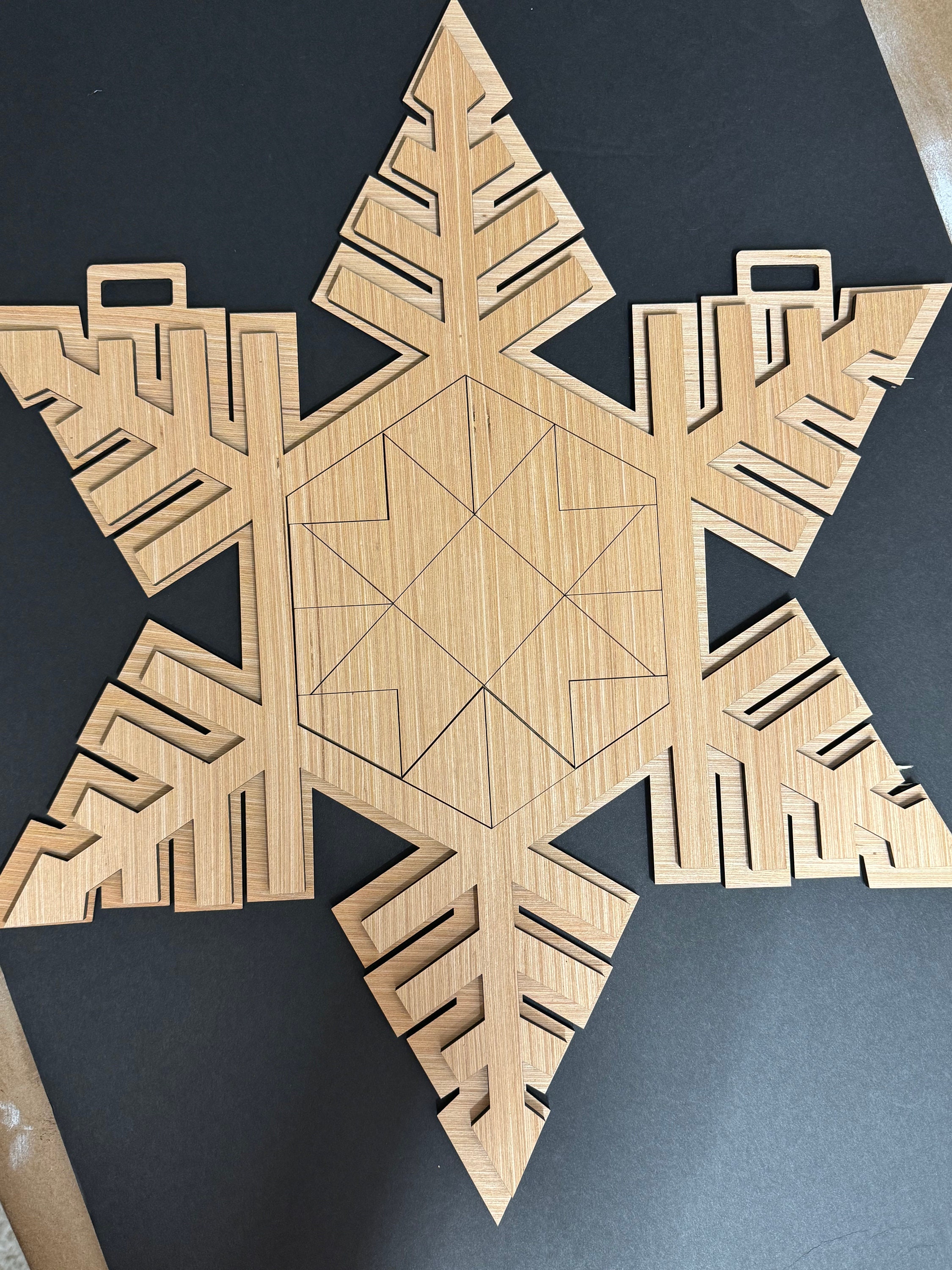 Snowflake Barn Quilt Unfinished Wood Blank - Etsy