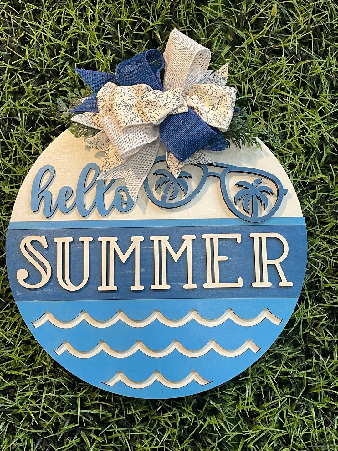 Summer Beach Themed Door Hanger/ Beach Sign/ Summer Beach Sign - Etsy