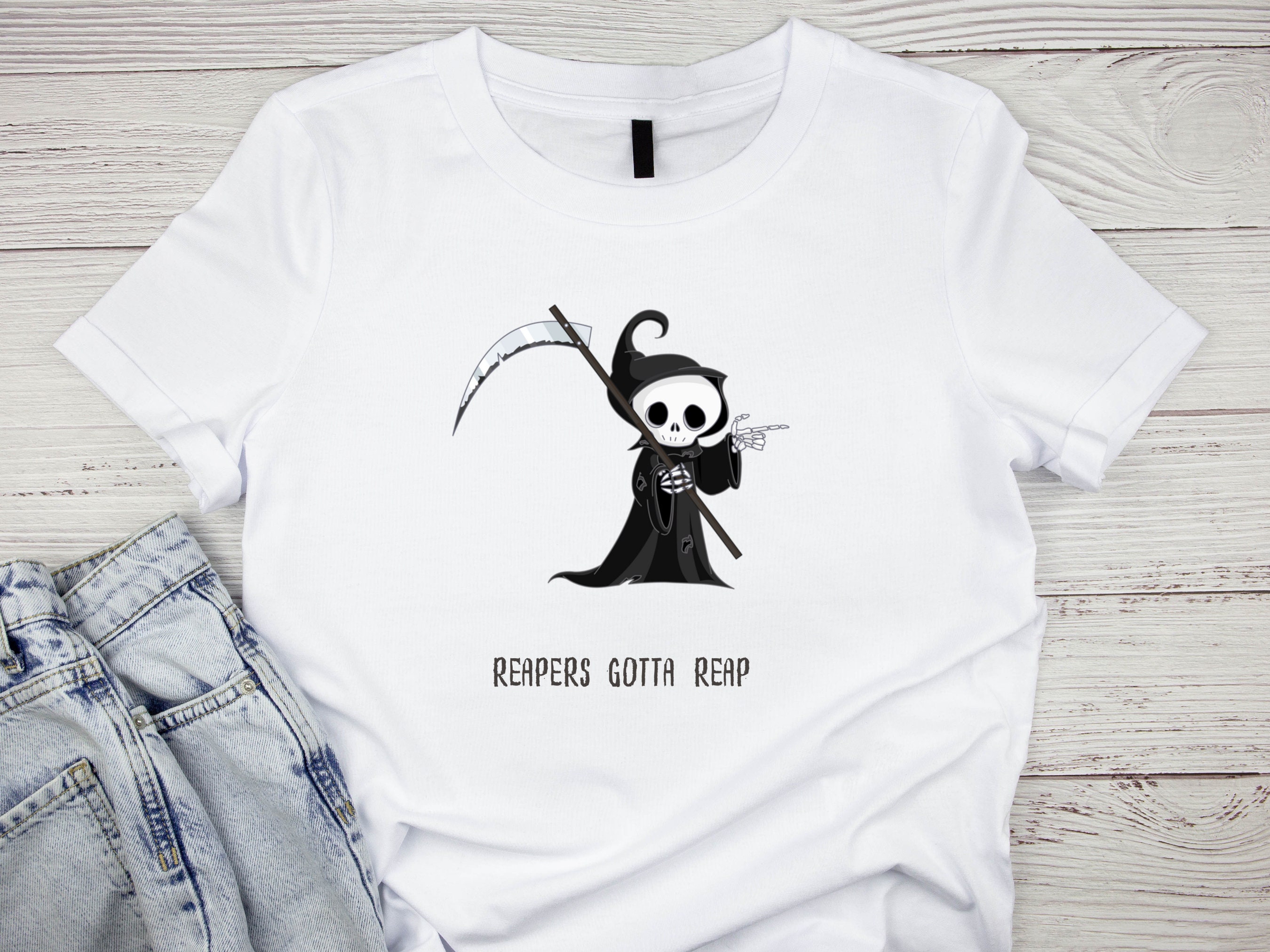 Reapers Gotta Reap Design Download, Fun Halloween Grim Reaper Design ...