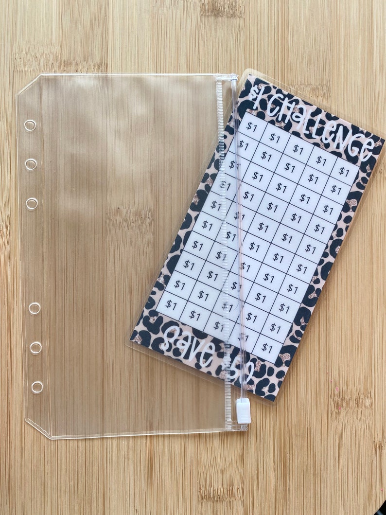 Cheetah Savings Tracker, Laminated Savings Challenge, 1 Dollar Savings ...