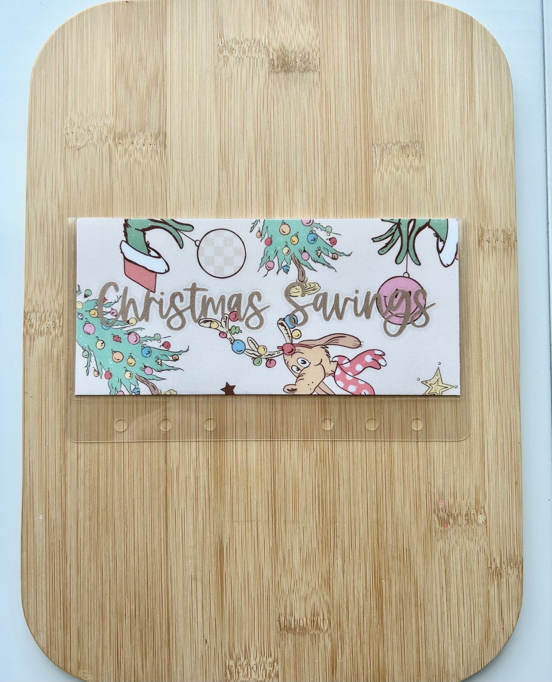 Grinch and Max Christmas Savings Cash Envelopes, Savings Envelope ...