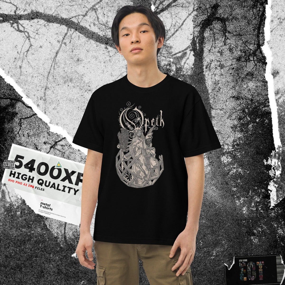 Opeth Rock Metal SVG T-shirt Design, Rock Band Design , Rock N Roll SVG ...