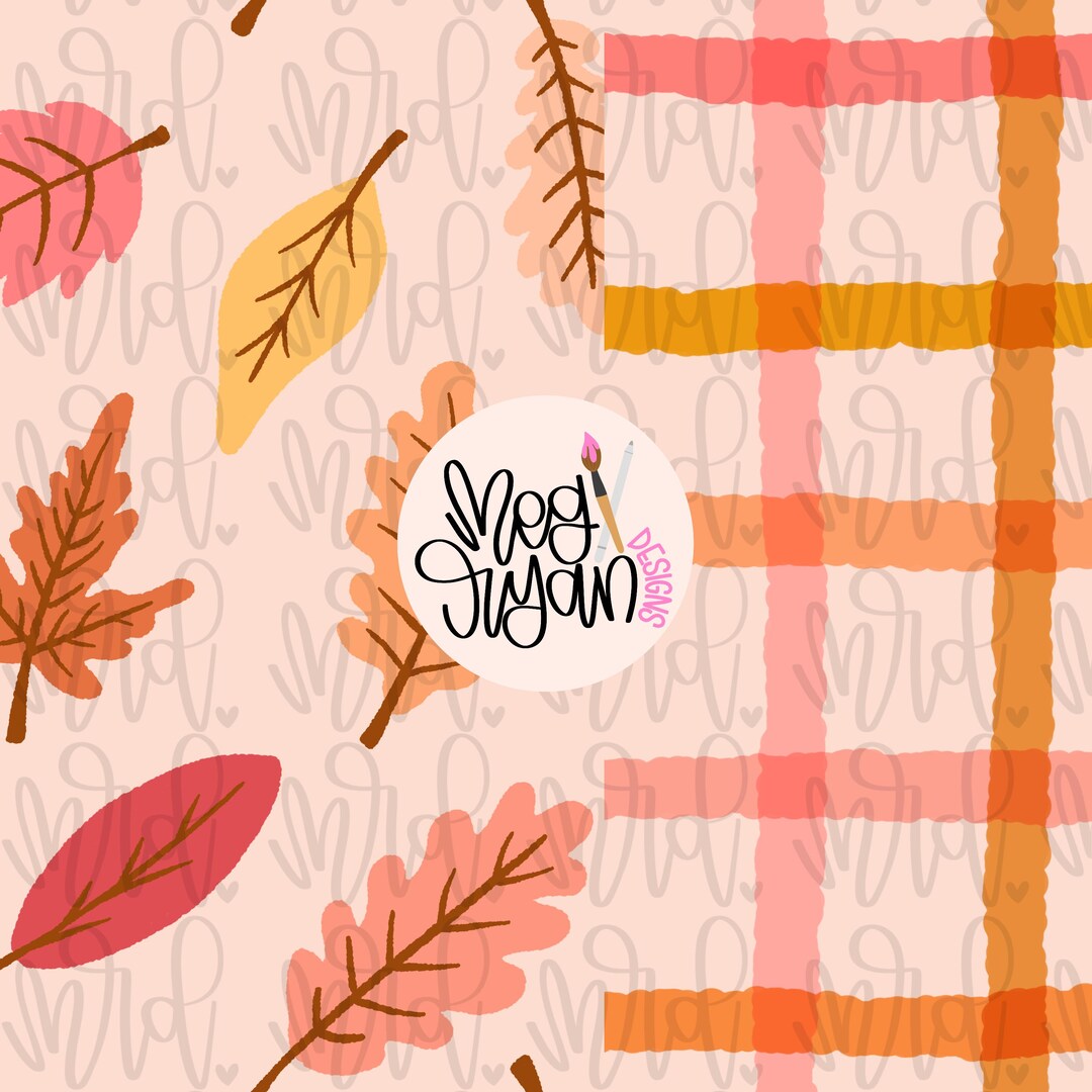Fall Plaid Pattern | Fall Fabric | Seamless Pattern | Repeat Pattern ...