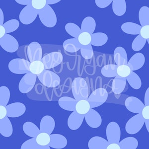 Blue Flower Pattern | Floral Pattern | Seamless Pattern | Repeat ...