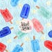 Patriotic Popsicle Pattern | Patriotic Pattern | Fabric Design ...