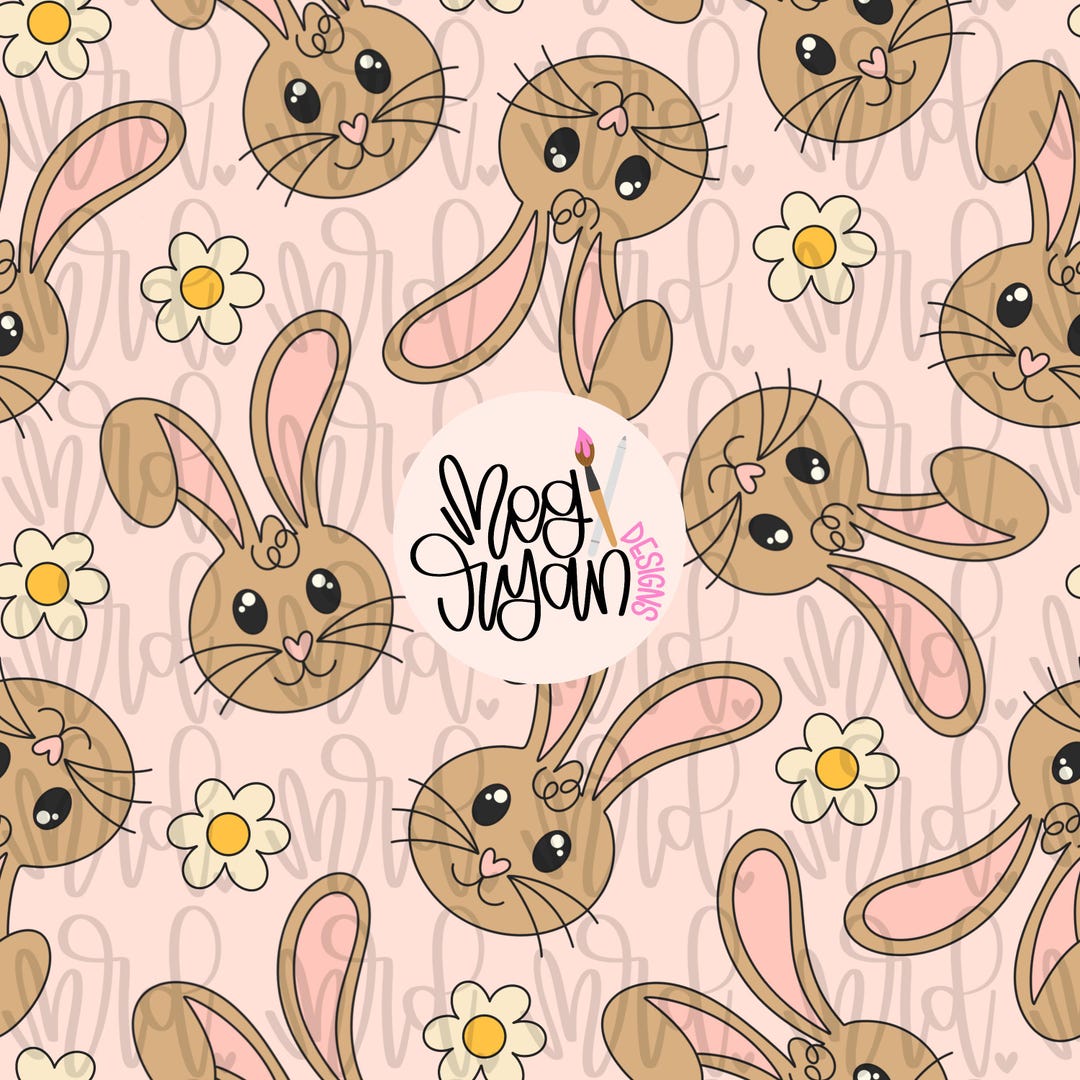 Rabbit Pattern | Easter Pattern | Seamless Pattern | Repeat Pattern ...