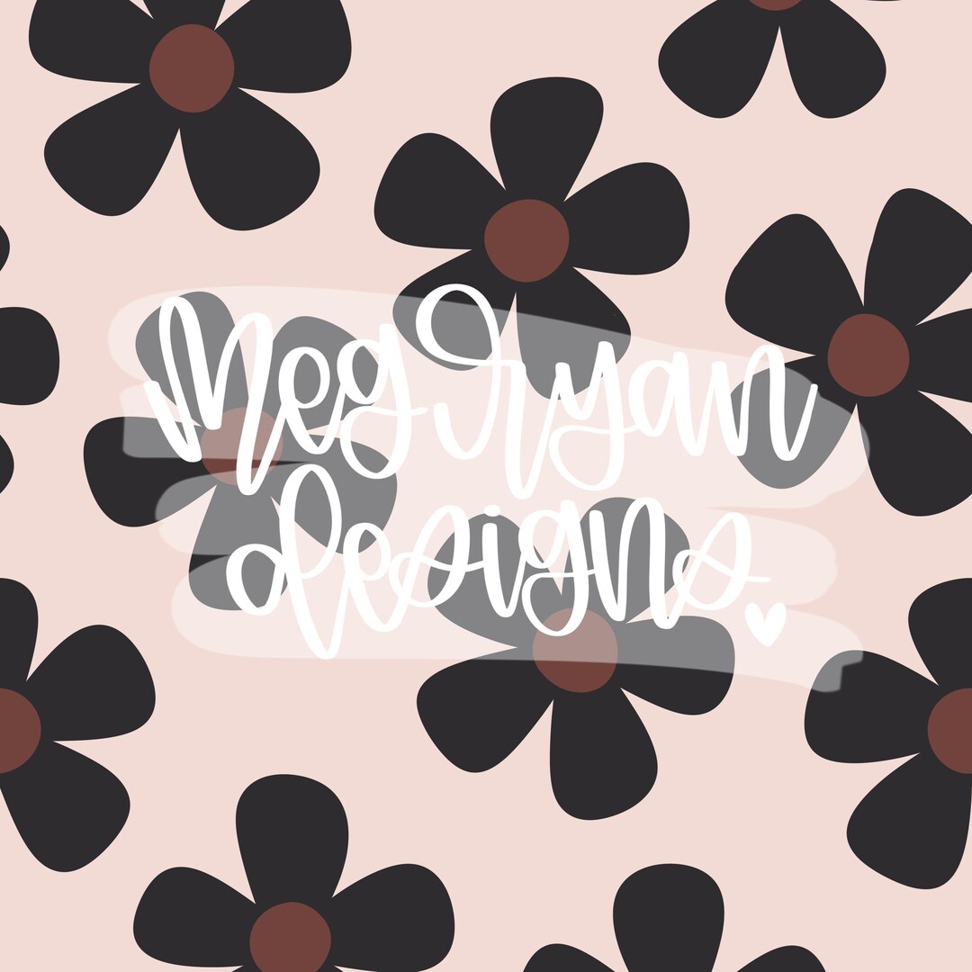 Neutral Flower Pattern | Floral Pattern | Seamless Pattern | Repeat ...