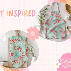 Blue Coquette Pattern | Bow Pattern | Seamless Pattern | Repeat Pattern ...