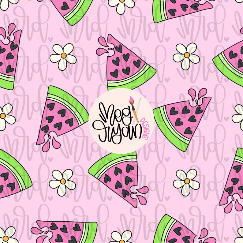 Watermelon Pattern | Flower Pattern | Summer Pattern | Seamless Pattern ...