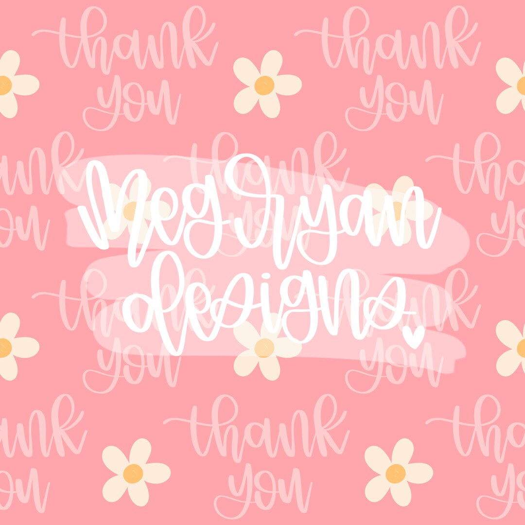 Thank You Pattern | Calligraphy Pattern | Seamless Pattern | Repeat ...