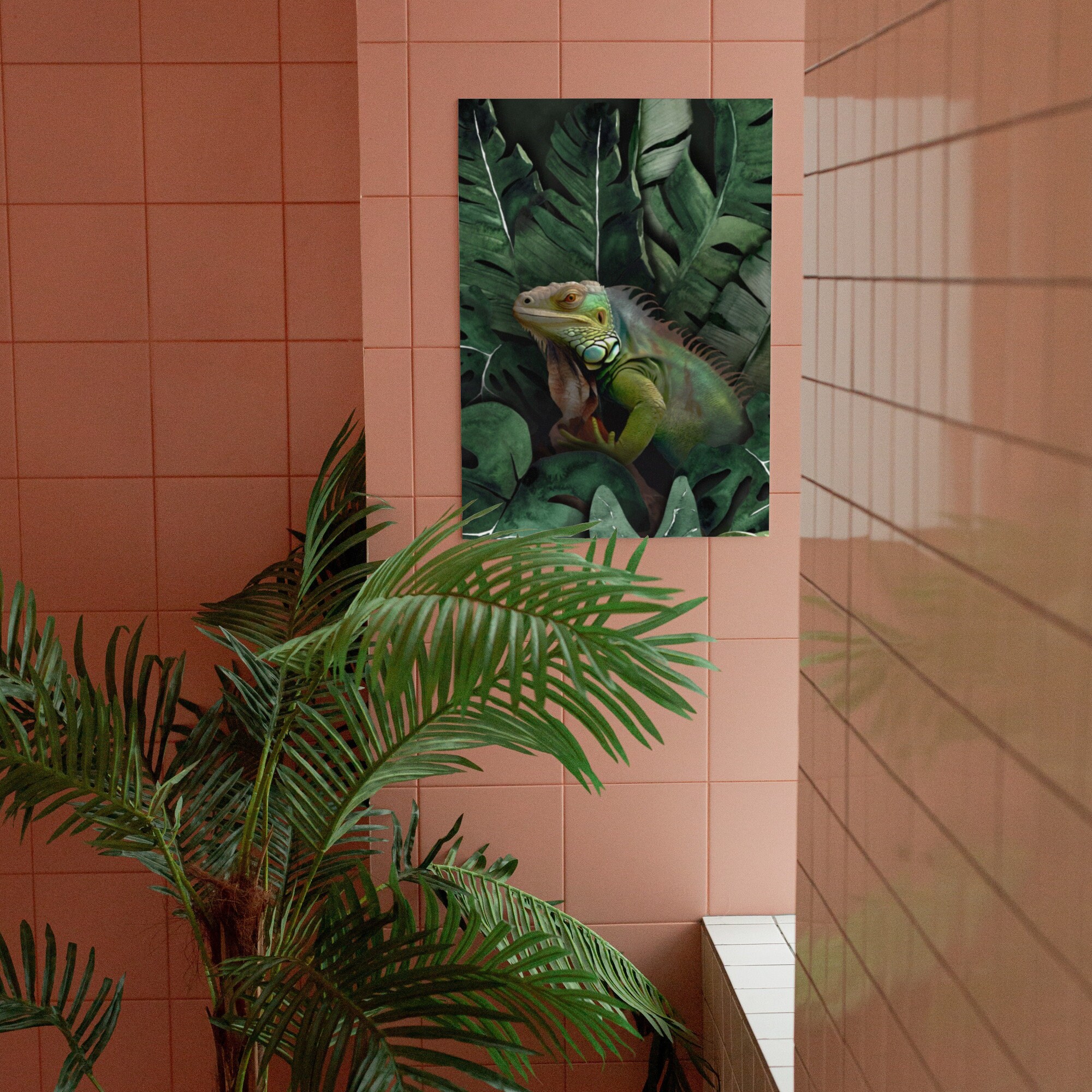 Colorful Iguana Art Print, Instant Art Gift, Print as Poster or ...