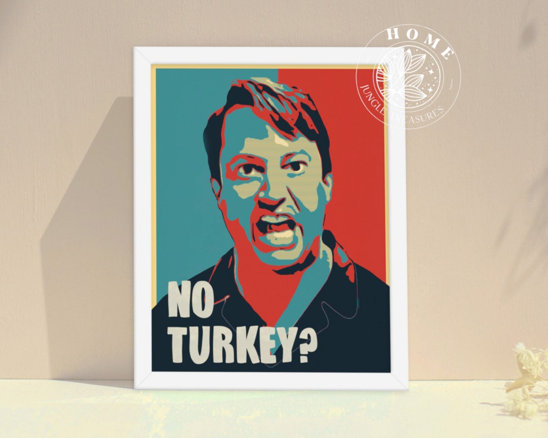 Peep Show "no Turkey?", Framed Print, Mark Corrigan Quote, Christmas ...
