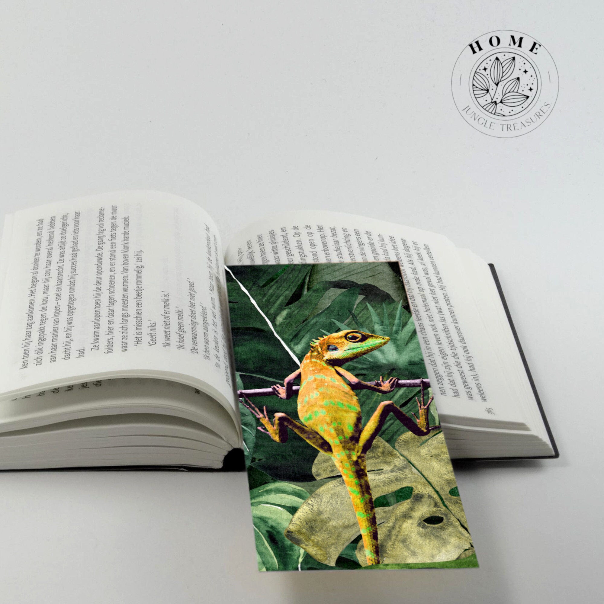 Boho Jungle Digital Bookmarks set of 4, Rainforest Animals Unique ...