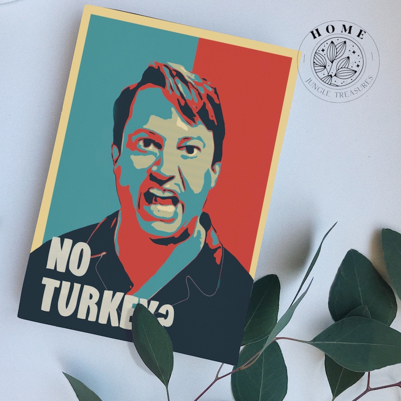 Peep Show Poster no Turkey, Iconic Mark Corrigan Quote, Christmas ...