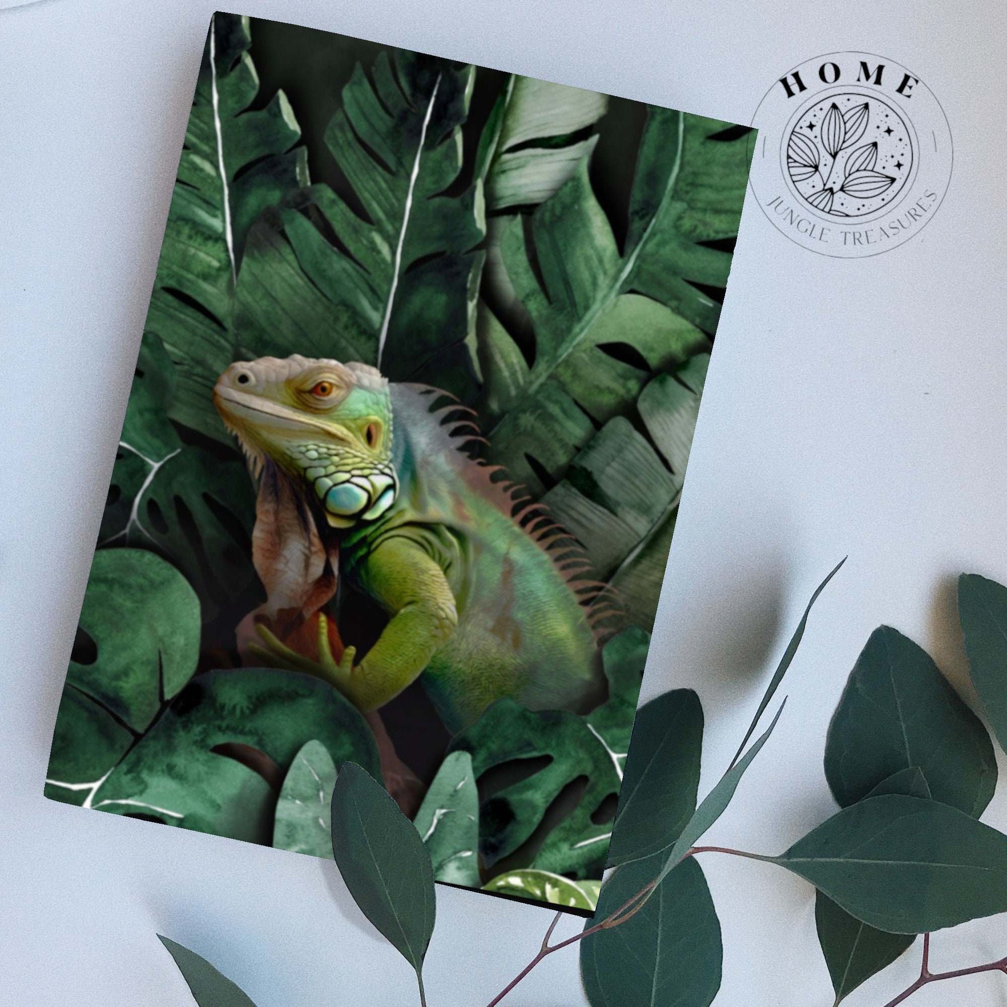 Colorful Iguana Art Print, Instant Art Gift, Print as Poster or ...