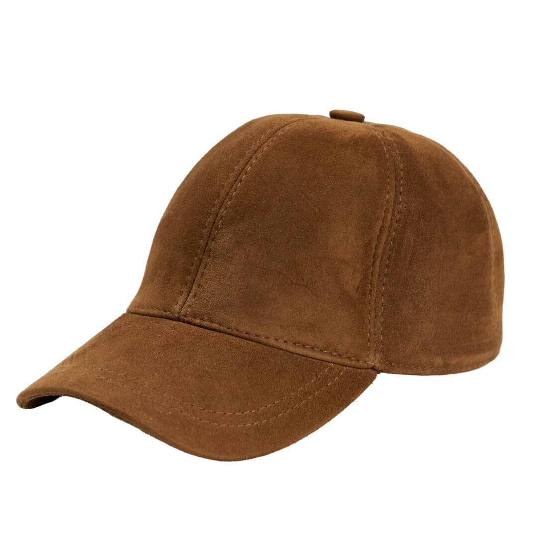 Brown Suede Baseball Capadjustable Suede Capsuedehat Unisex - Etsy