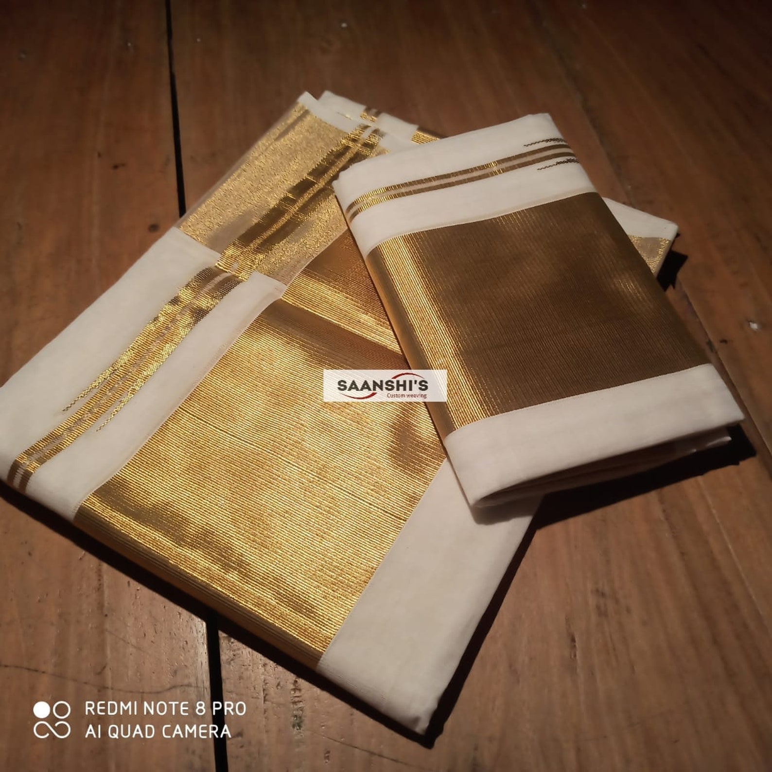 Pure Handloom Cotton 5x5 Inch Border Set Mund - Etsy