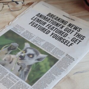 Get Featured on the Main Page of a Newspaper Edit Your Own News ...