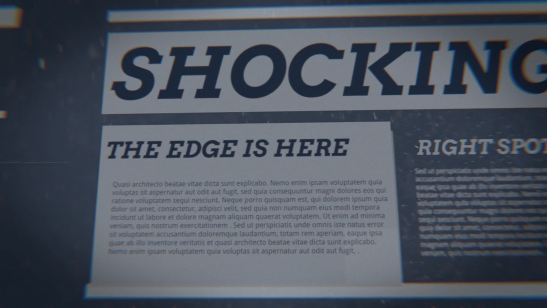 Headline Herald: Dramatic Intro With Epic Music & Custom Images - Etsy