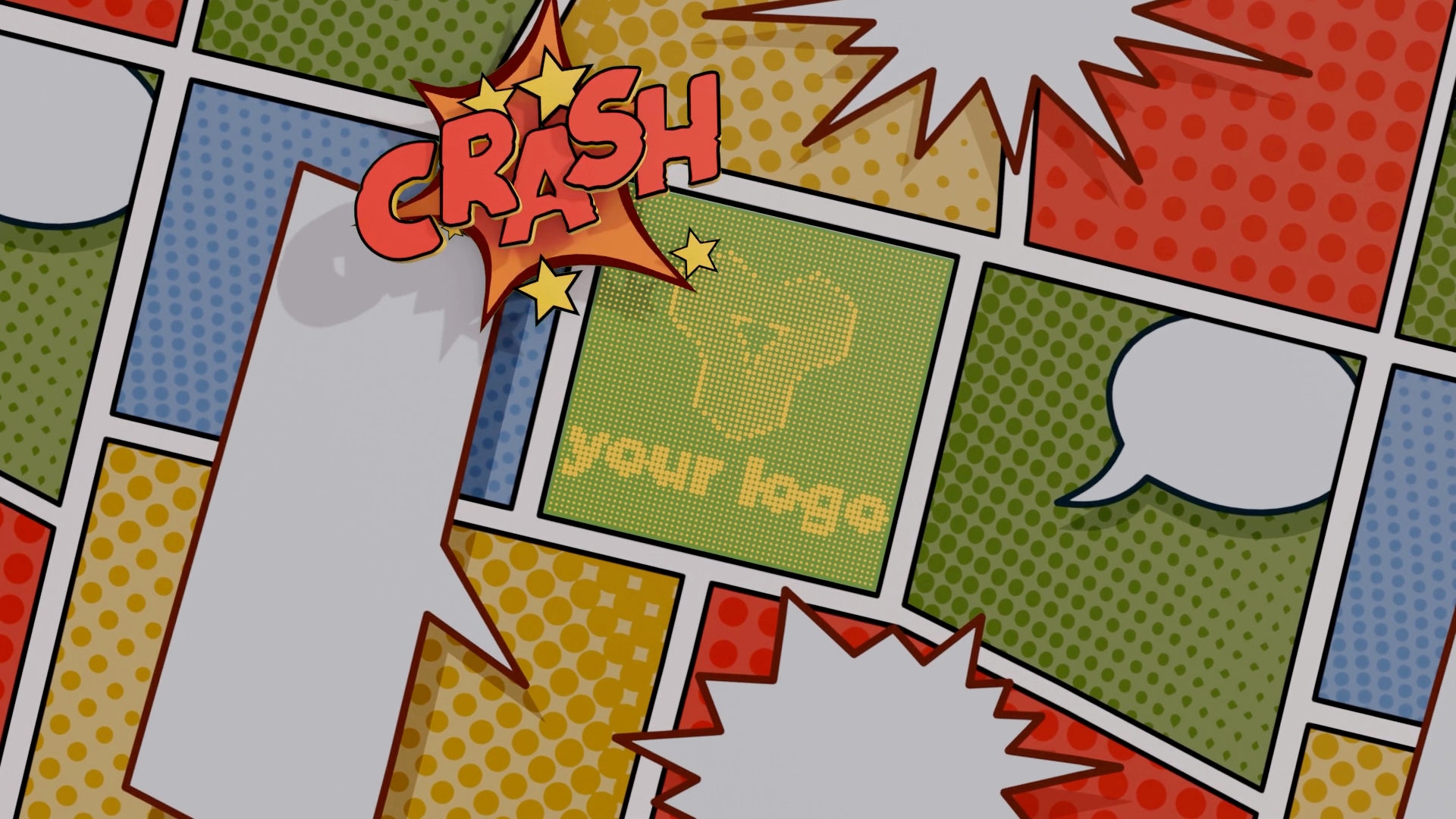 Comic Book Animated Logo Stinger Logo Reveals From Comic - Etsy