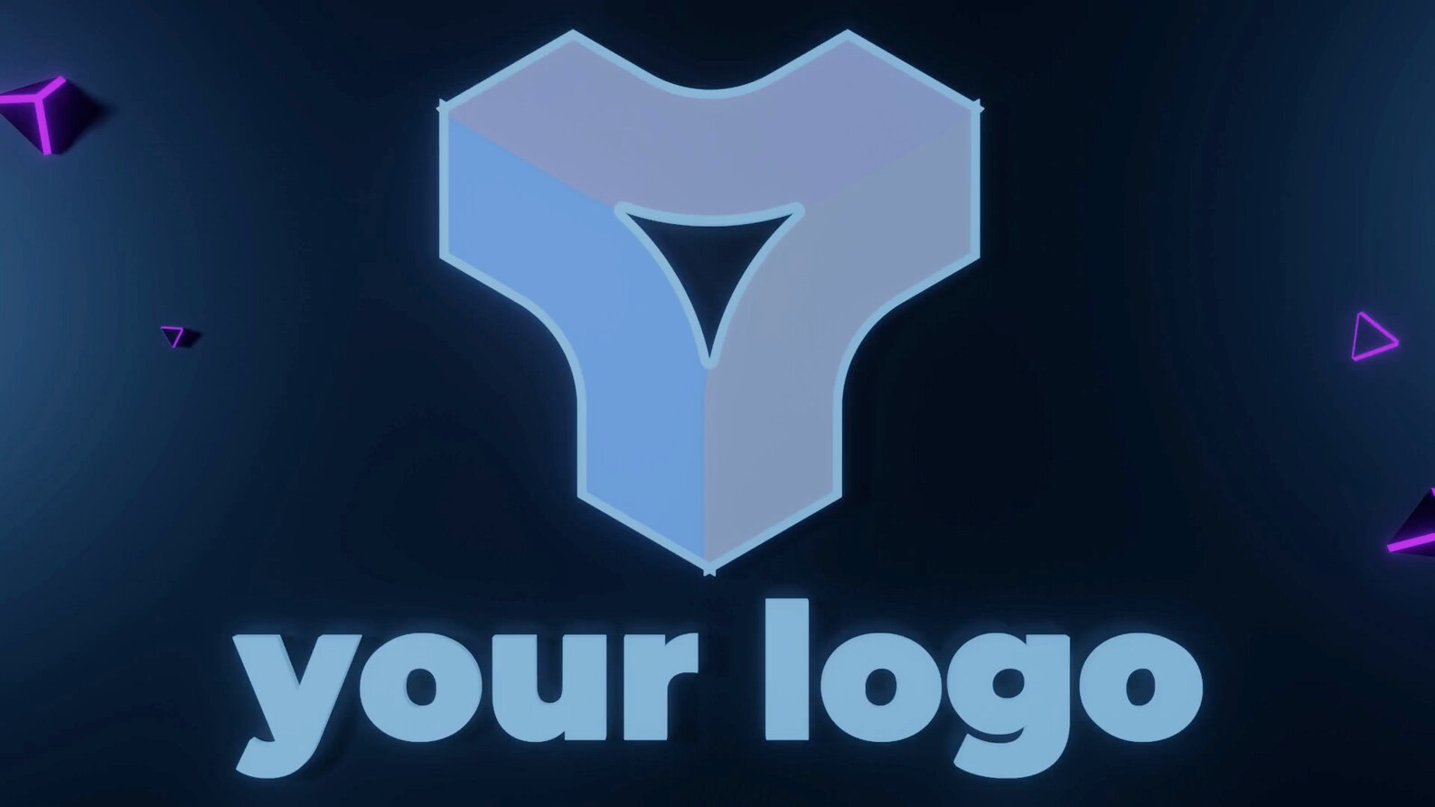 Animated Logo in Futuristic Style - for Your Video Channel - Customize ...