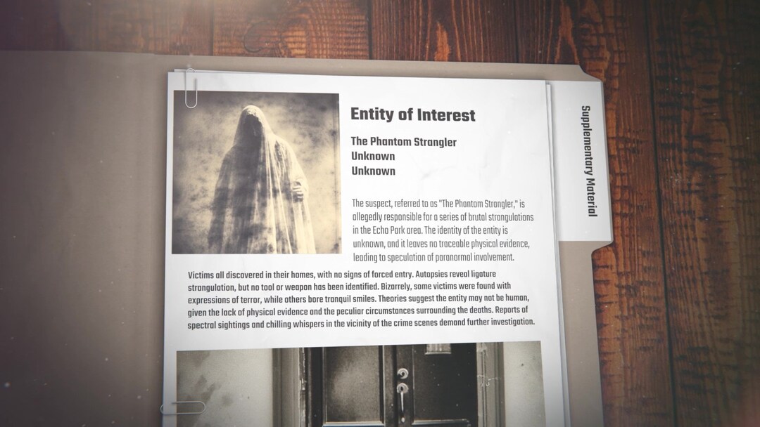 Vintage Paranormal Detective Case File Animation - Customizable Intro ...