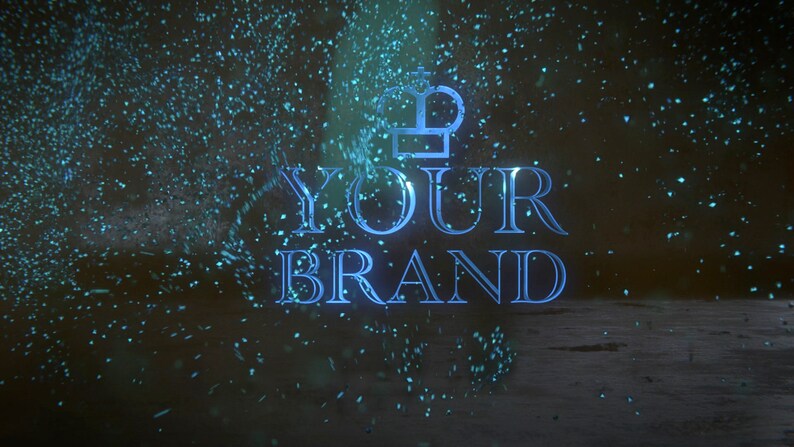 Sparkling Glitter Logo Animation With Cinematic Sound - Logo Reveals ...