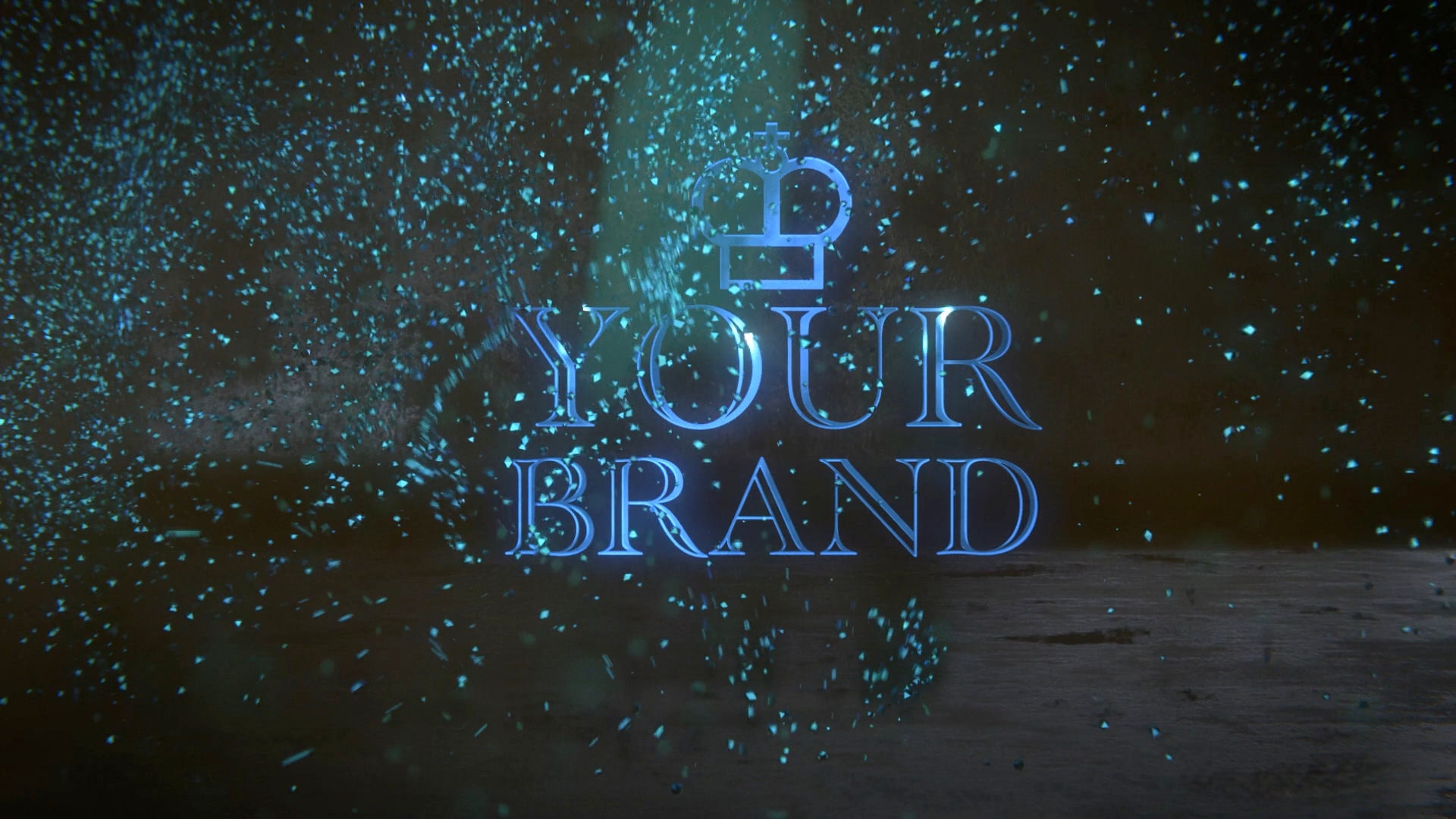 Sparkling Glitter Logo Animation With Cinematic Sound - Logo Reveals ...