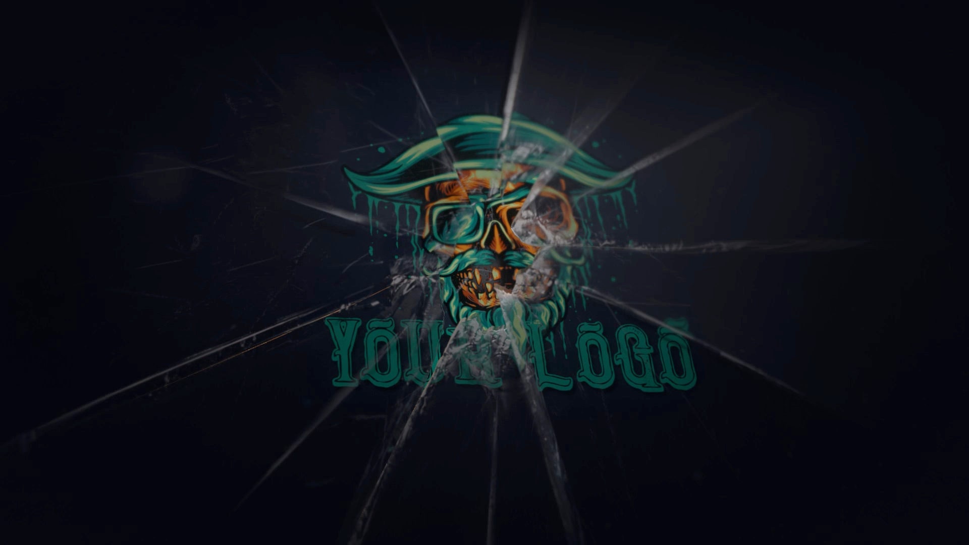 Shattered Glass 3d Dystopian Logo Stinger Animation Logo Reveals Behind ...