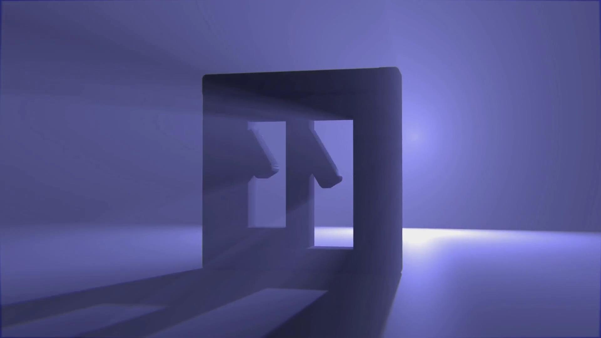 Cinematic Monolith Twitch Animation: Distant Rays to Glowing Logo ...