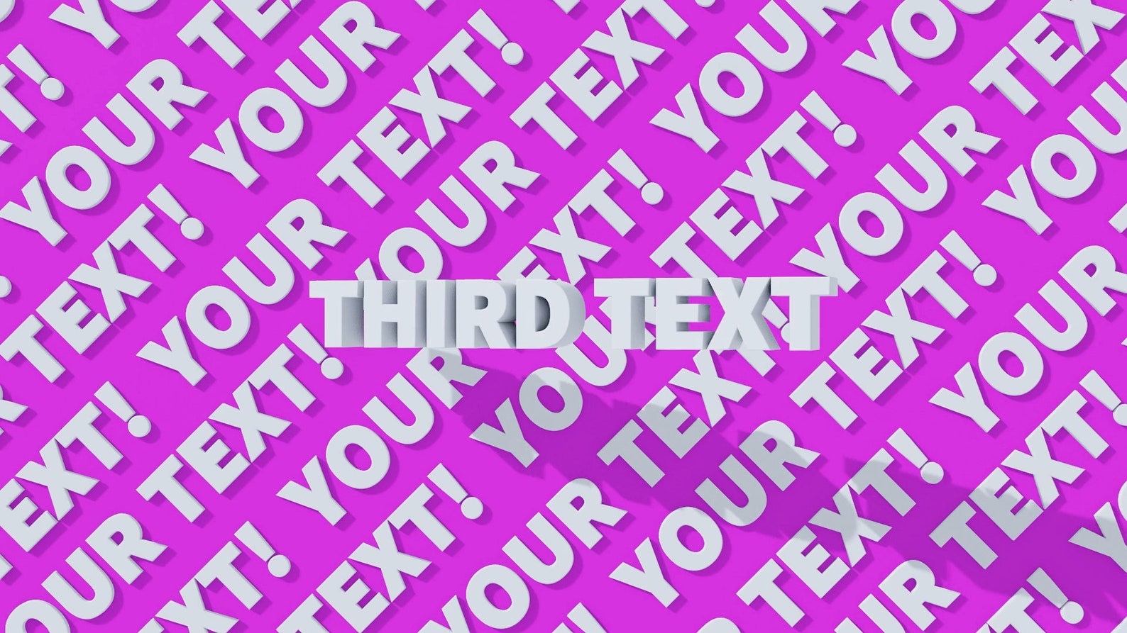 Typographic Title Animation a Dynamic Moving Letter Background for Your ...