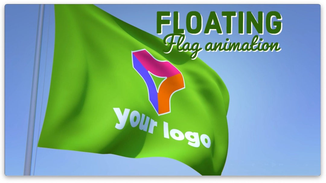 Flag Logo Stinger Animation - for Your Video Channel - Place Your Logo ...
