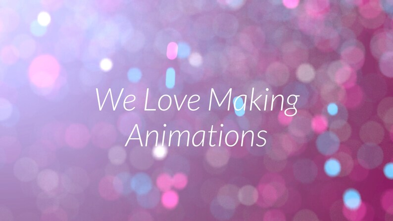 Personalized Message Animation With Sound Custom Message Appears on the ...