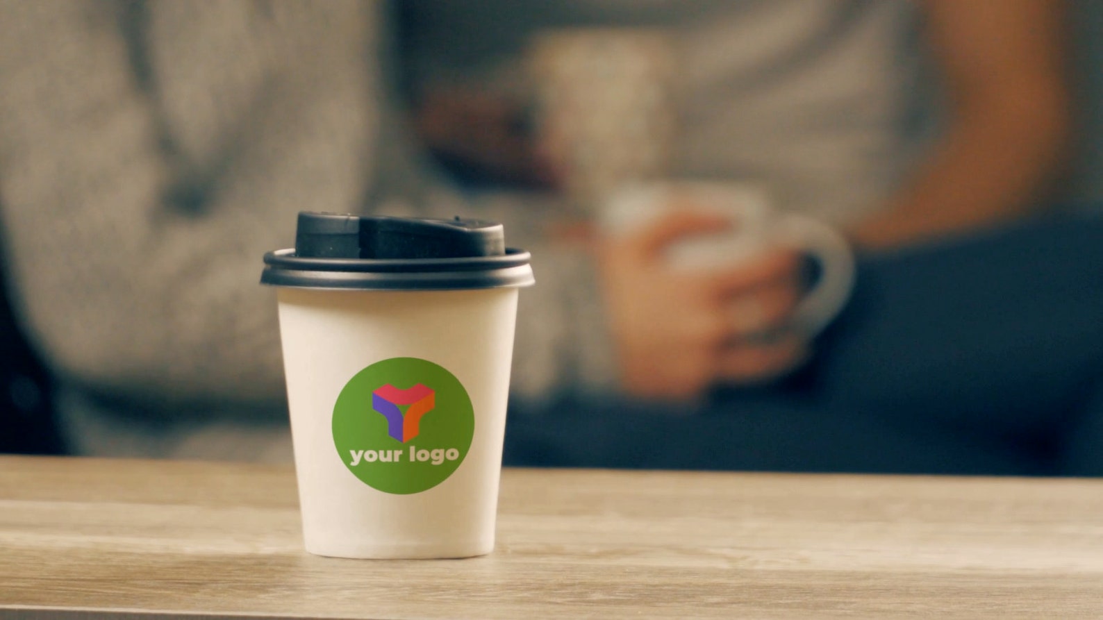 Realistic Coffee Cup Reveal for Your Brand - A Cup Mockup With Your ...