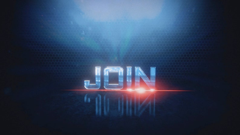 Epic Tech Intro Animation the Sequence of 5 Titles Coming to Scene With ...