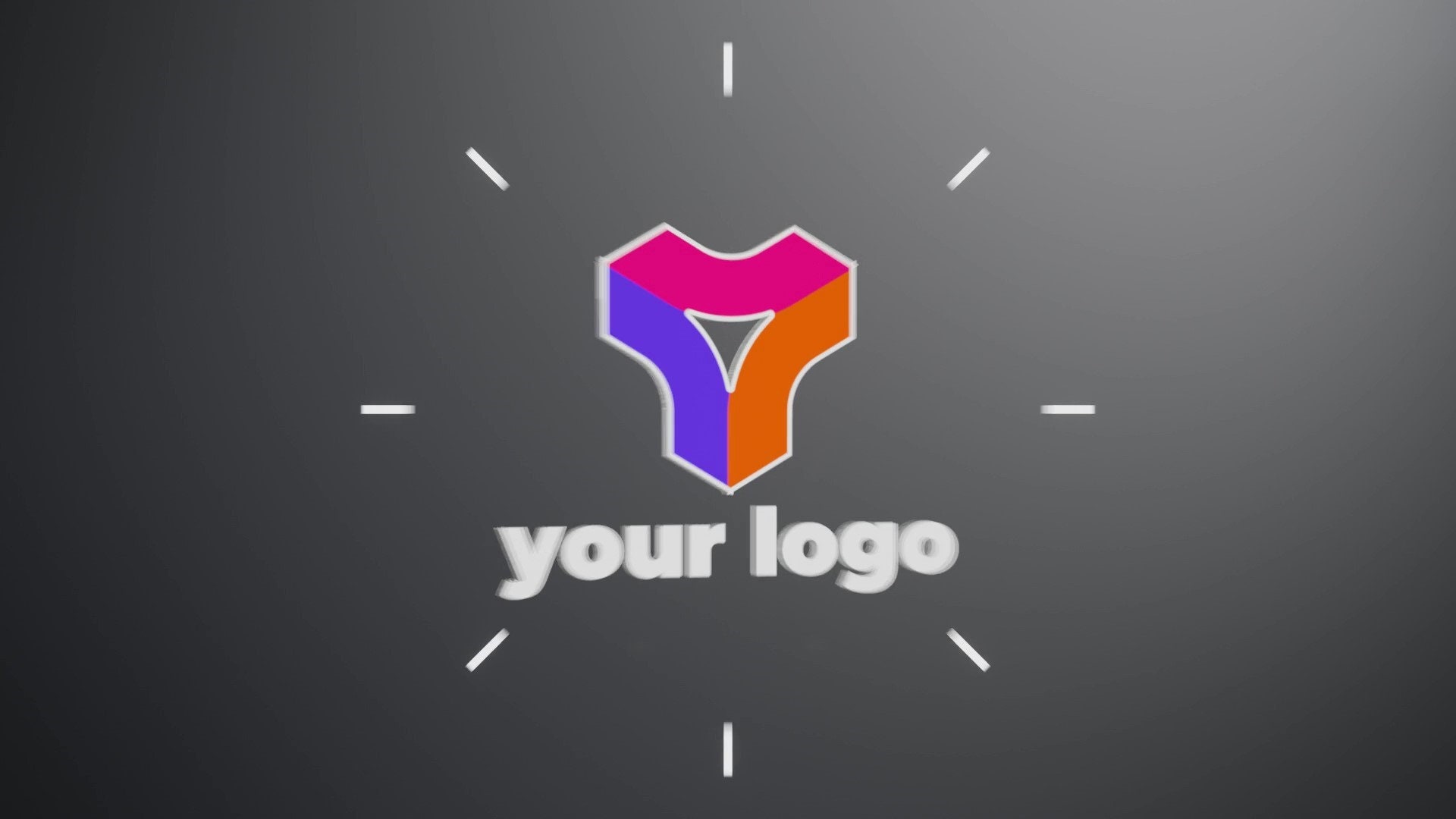 Customizable 3D Logo Animation - Line Explosion HD Video for Brands ...