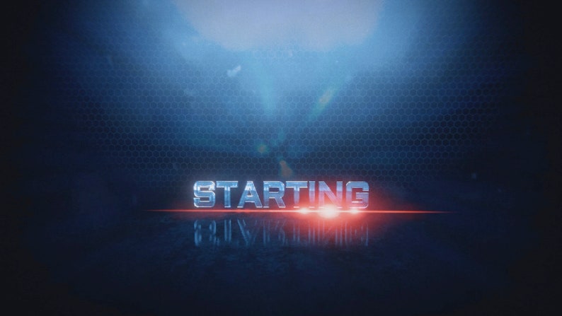 Epic Tech Intro Animation - the Sequence of 5 Titles Coming to Scene ...