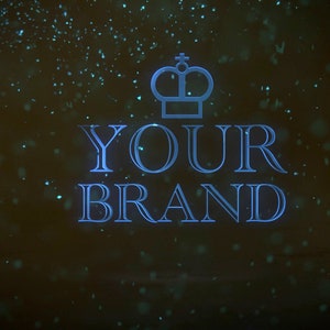 Sparkling Glitter Logo Animation With Cinematic Sound - Logo Reveals ...