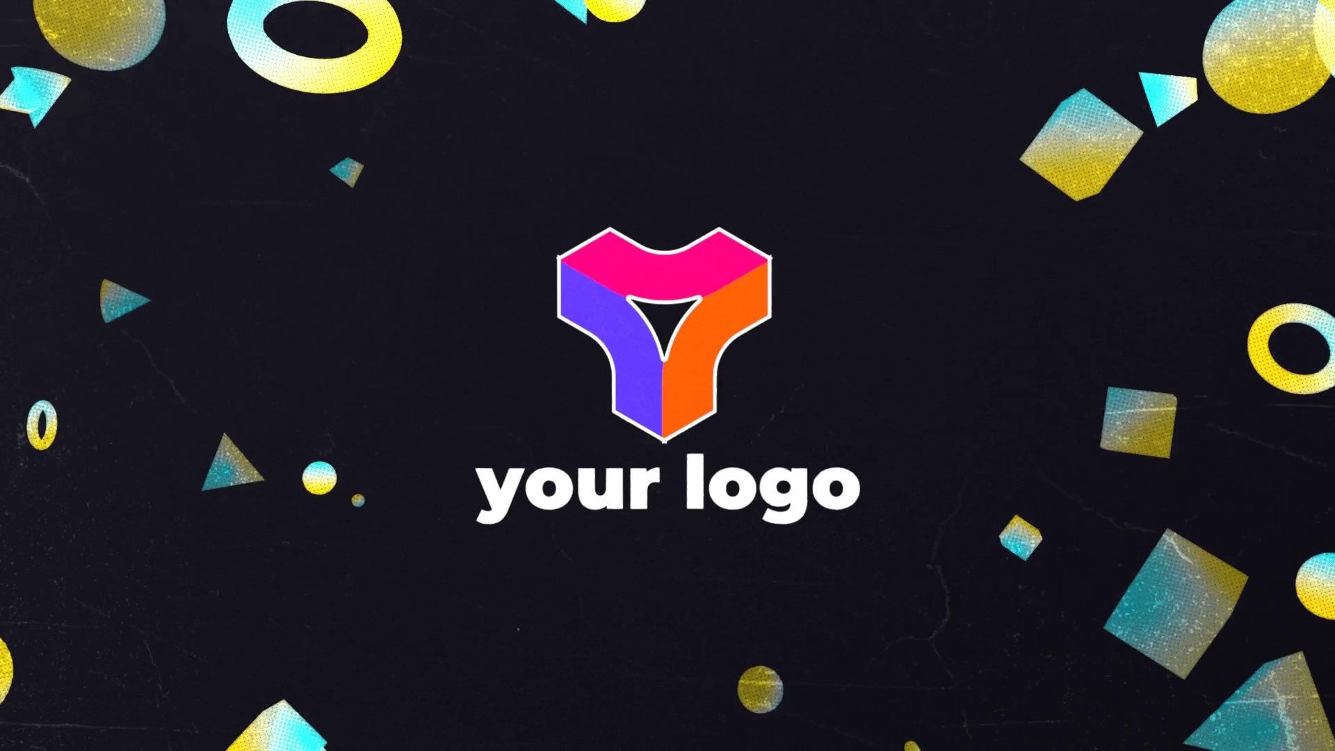 Retro Wave Synthwave Logo Animation - Customizable & Dynamic 6s Intro ...