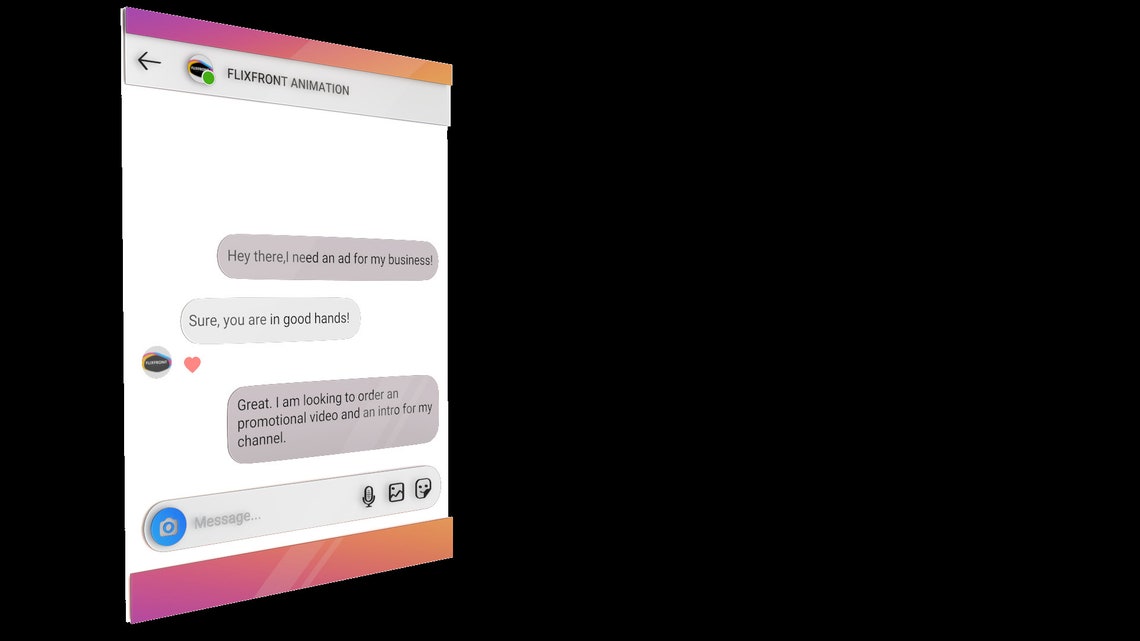 Customizable Chat Window Mockup Overlay Semitransparent Chat Imitation ...