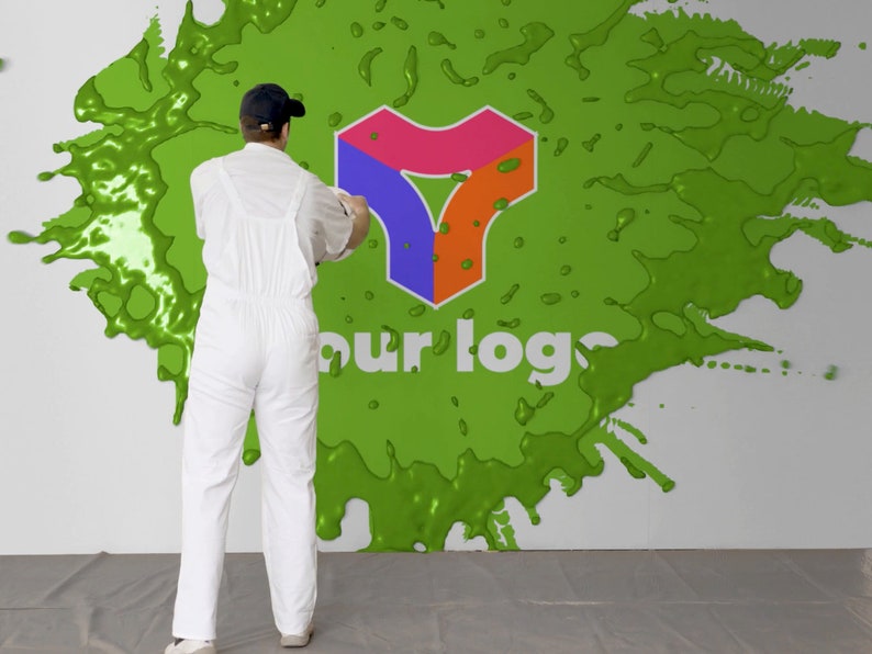 Splash Logo Mockup Animation Get Your Own Logo Splashed by - Etsy