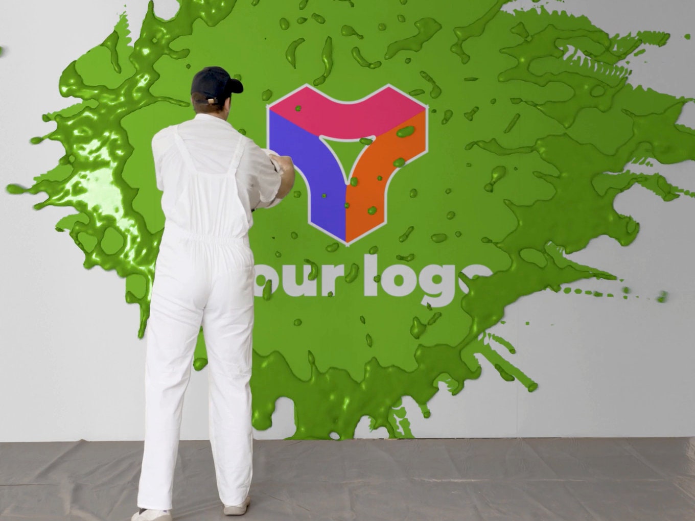 Splash Logo Mockup Animation Get Your Own Logo Splashed by - Etsy